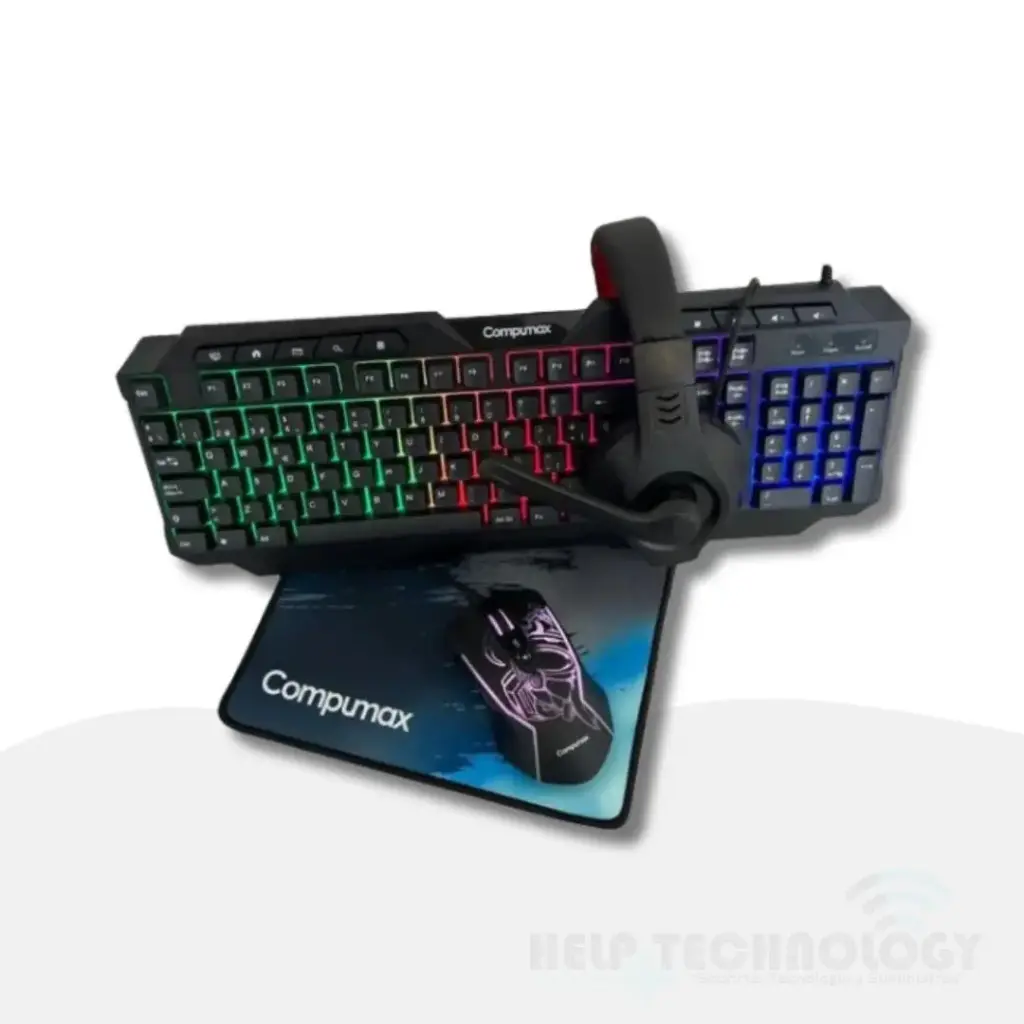 Combo 4 En 1 Kit Gamer Compumax | Help Technology