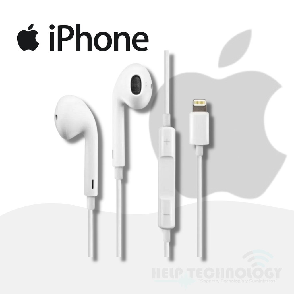 Audifonos Manos Libres Para Apple Lightning | Help Technology